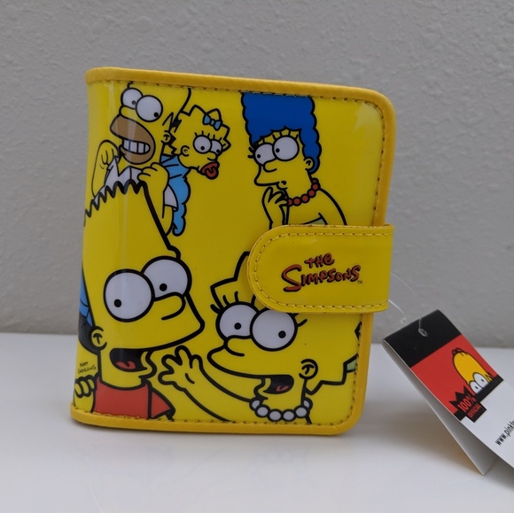 Bags | The Simpsons Yellow Bifold Wallet | Poshmark